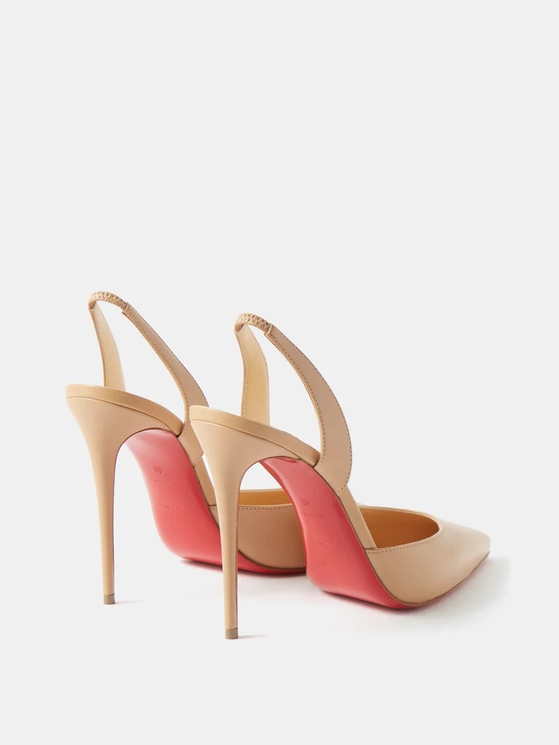 Christian Louboutin So Kate 100 leather slingback pumps | REVERSIBLE