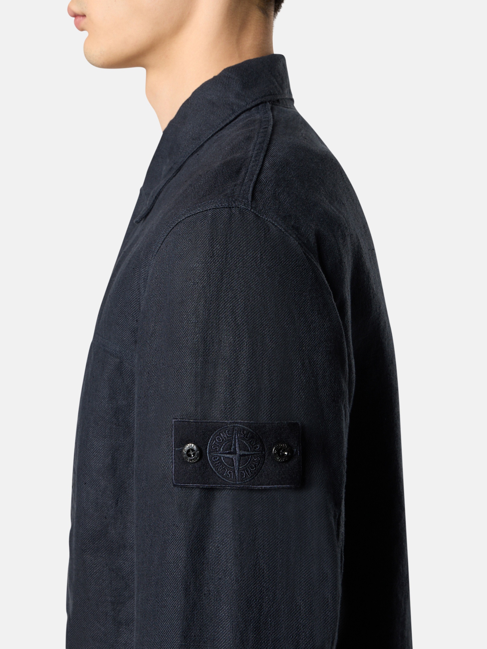 Stone Island 1200010 DIAGONAL LINEN_STONE ISLAND GHOST | REVERSIBLE