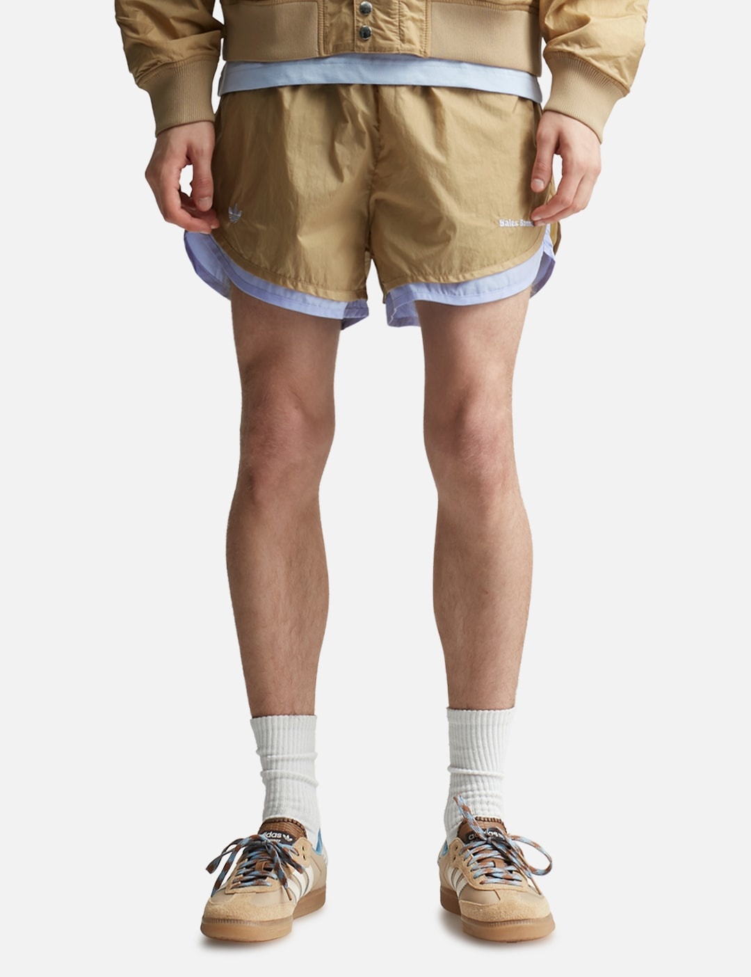 adidas Originals WALES BONNER NYLON LAYERED SHORTS | REVERSIBLE
