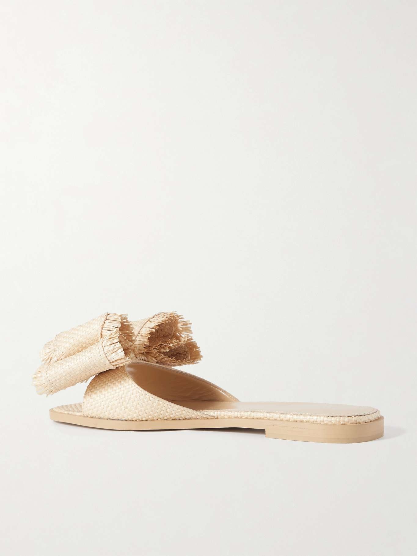 MACH & MACH Cadeau raffia slides | REVERSIBLE