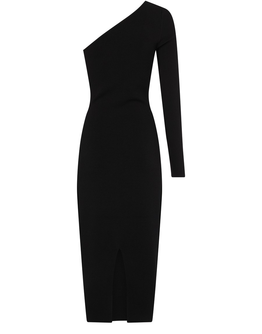 Victoria Beckham VB Body One Shoulder Midi Dress | REVERSIBLE