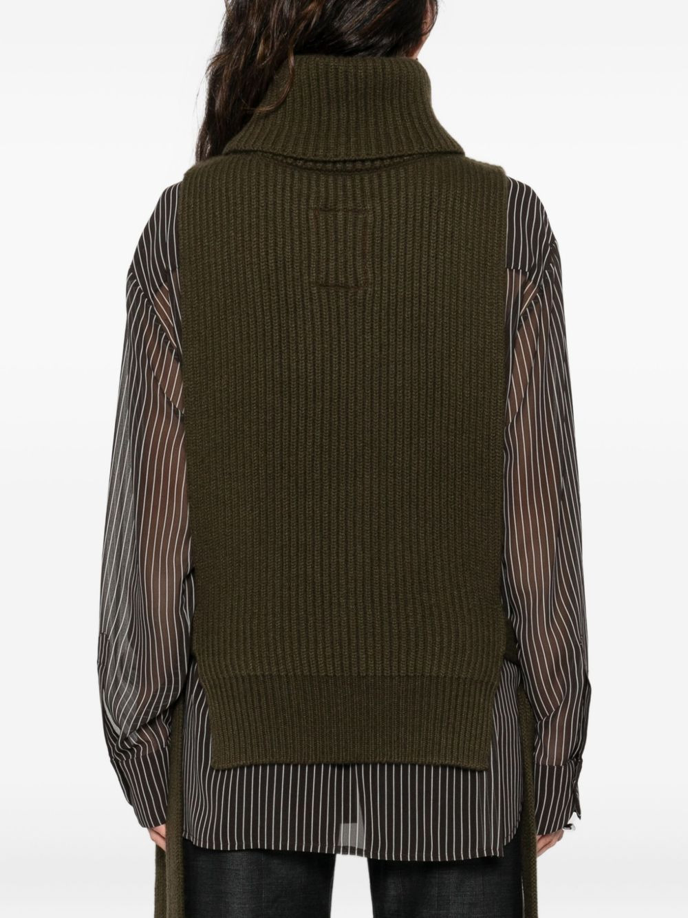 UMA WANG high-neck knitted top | REVERSIBLE