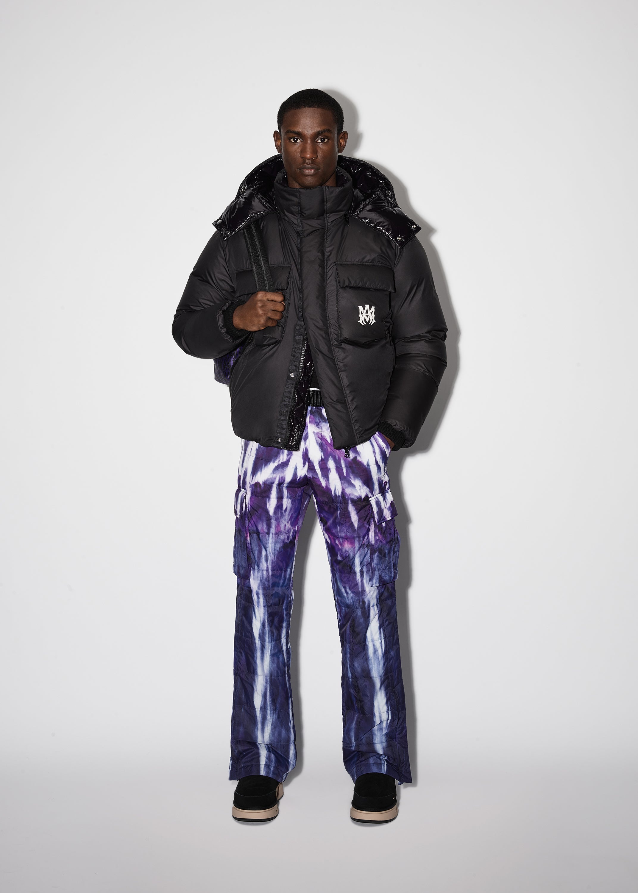 AMIRI HOODED DOWN PUFFER JACKET | REVERSIBLE