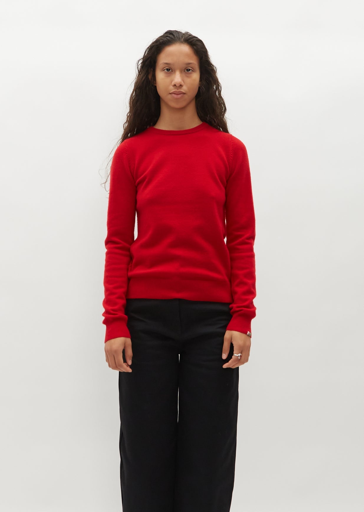 extreme cashmere n°41 Body Sweater — Heart | REVERSIBLE