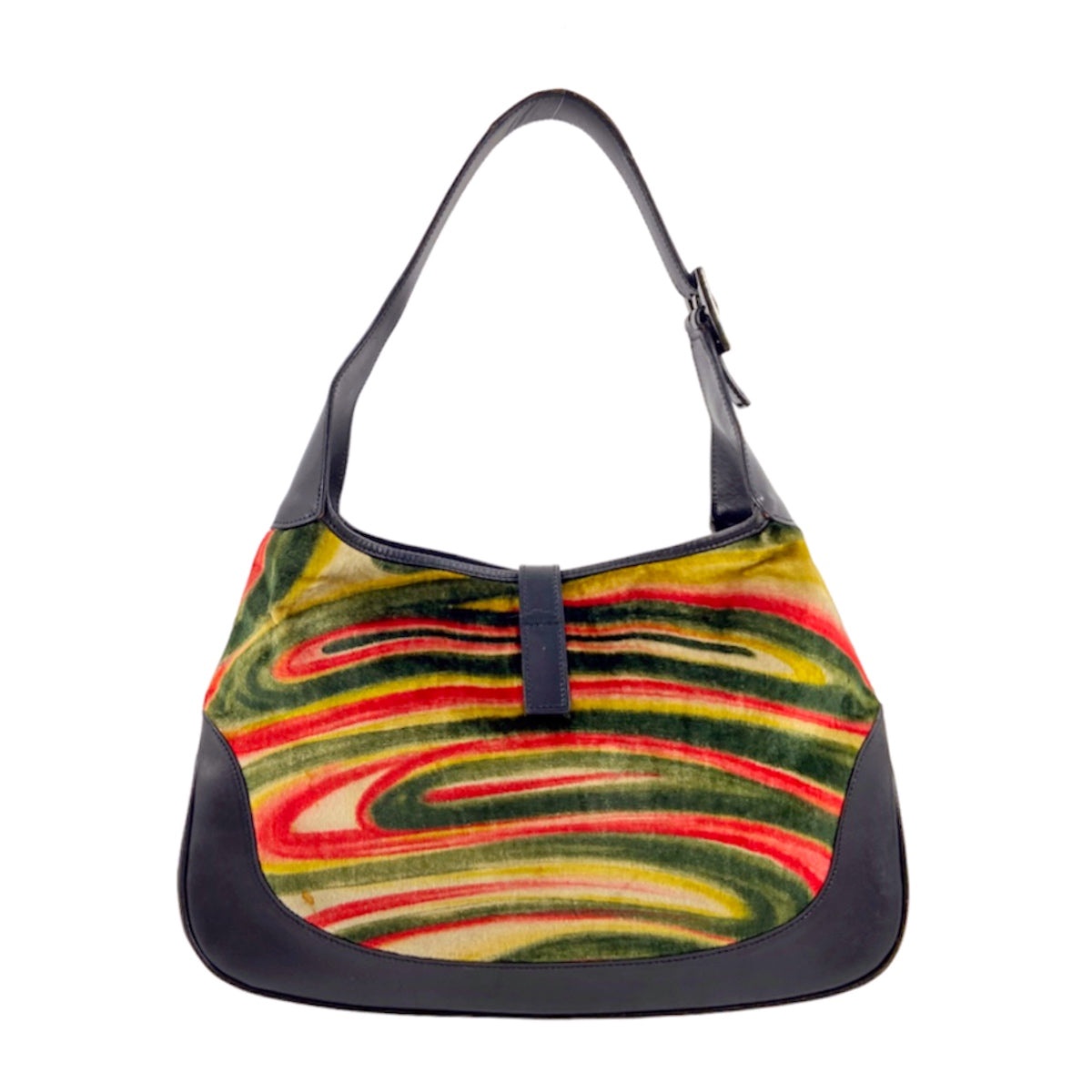 GUCCI Gucci Fall 1999 Iconic Tom Ford Psychedelic Print Velvet Jackie ...