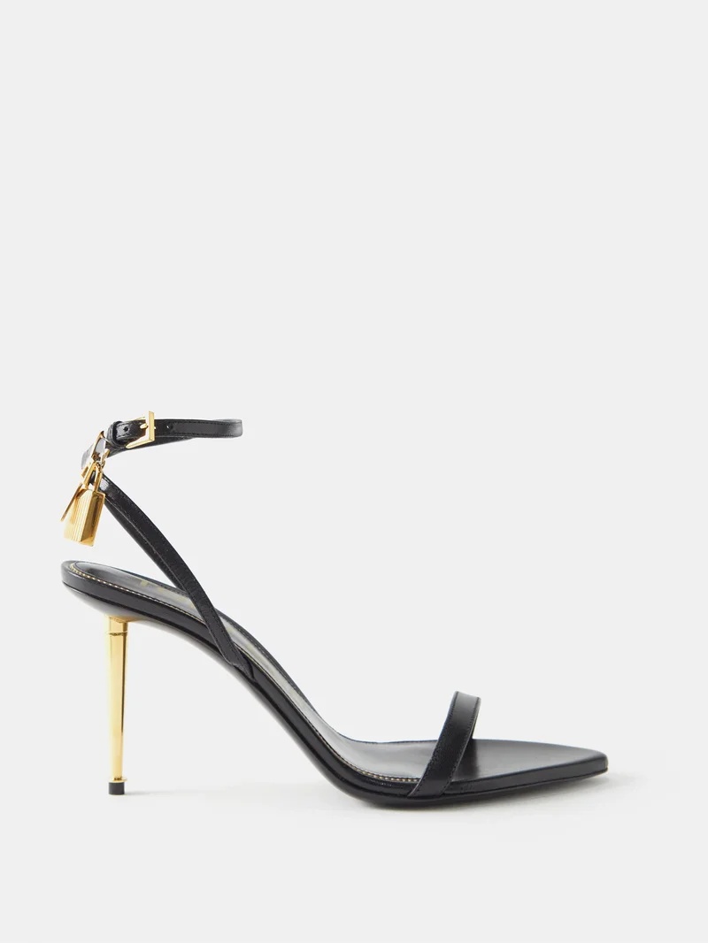 TOM FORD Padlock 85 leather sandals | matchesfashion | REVERSIBLE