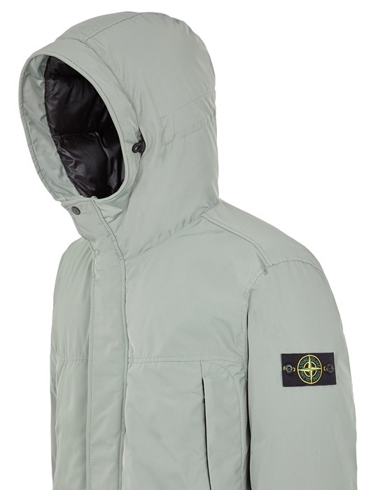 Stone Island 70826 MICRO TWILL DOWN SAGE GREEN | REVERSIBLE