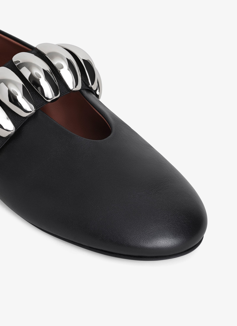 Alaïa BALLET FLATS TRIBALE IN CALFSKIN | REVERSIBLE