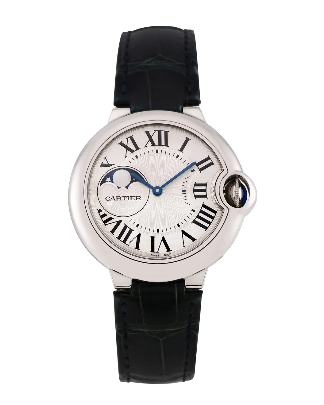 Cartier Cartier Men's Ballon Bleu Moon Phase Watch, Circa 2000's ...