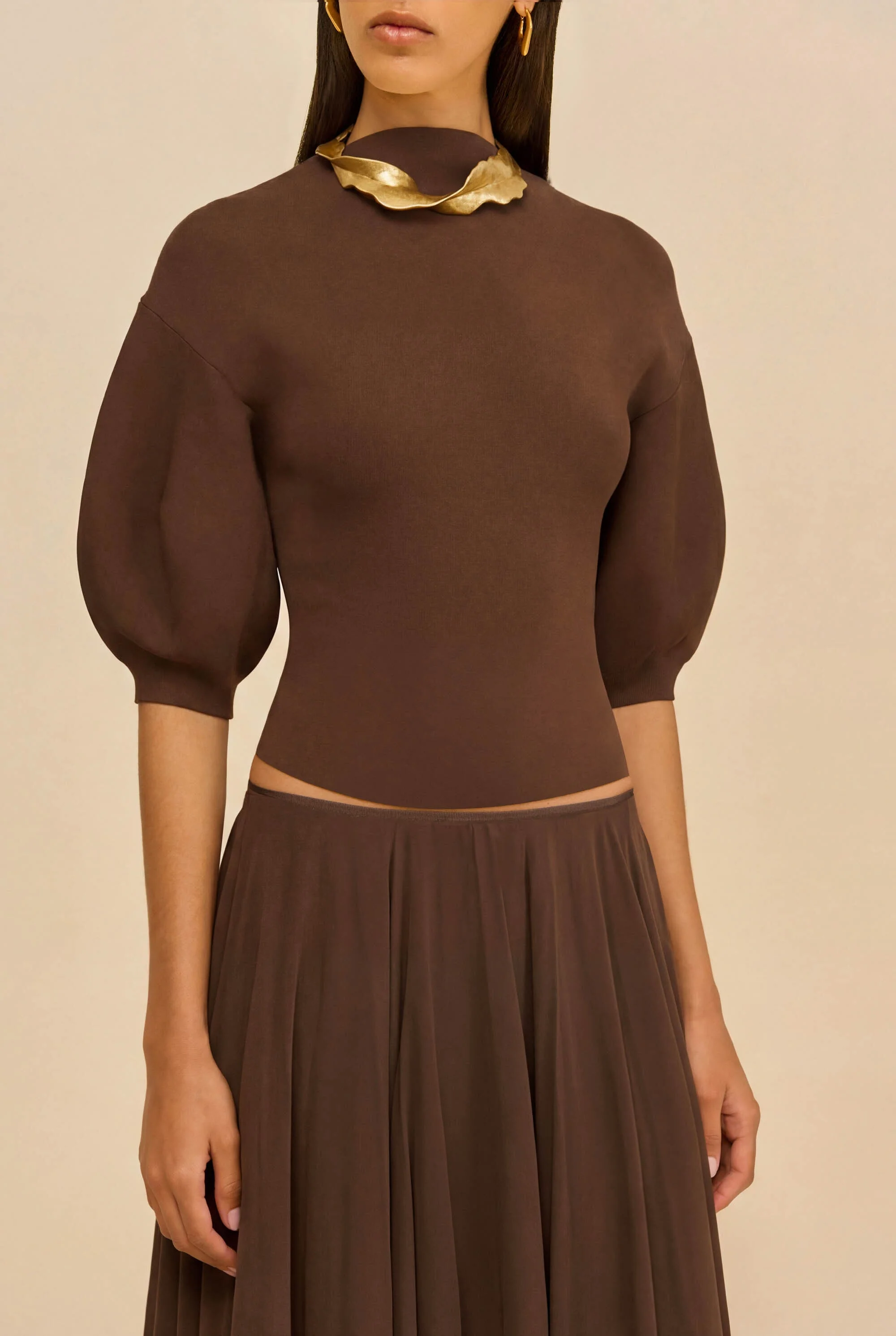 Cult Gaia XADEN KNIT TOP - SWTTP352 | REVERSIBLE