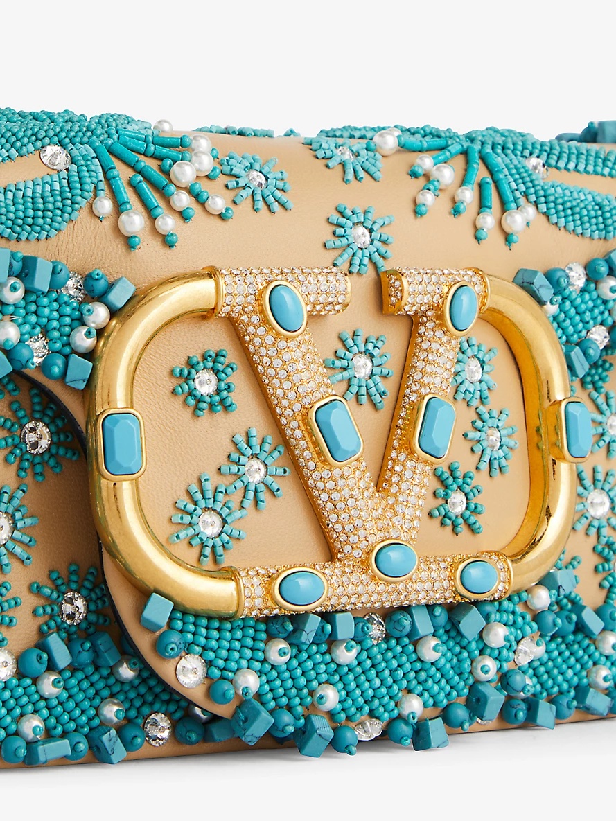 Valentino Locò leather shoulder bag | selfridges | REVERSIBLE