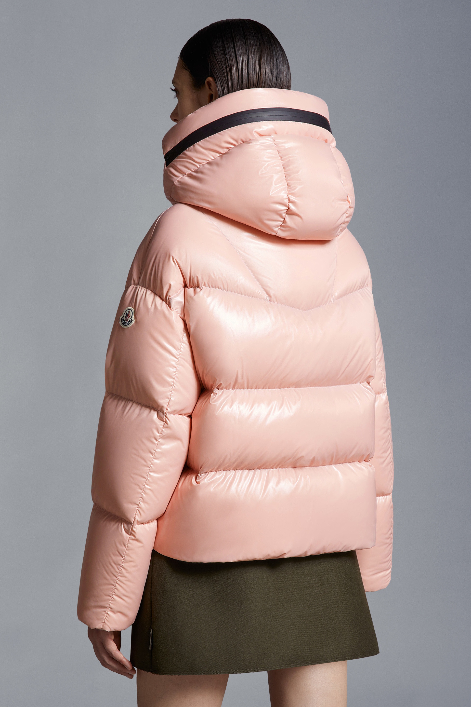 Moncler Huppe Short Down Jacket | REVERSIBLE