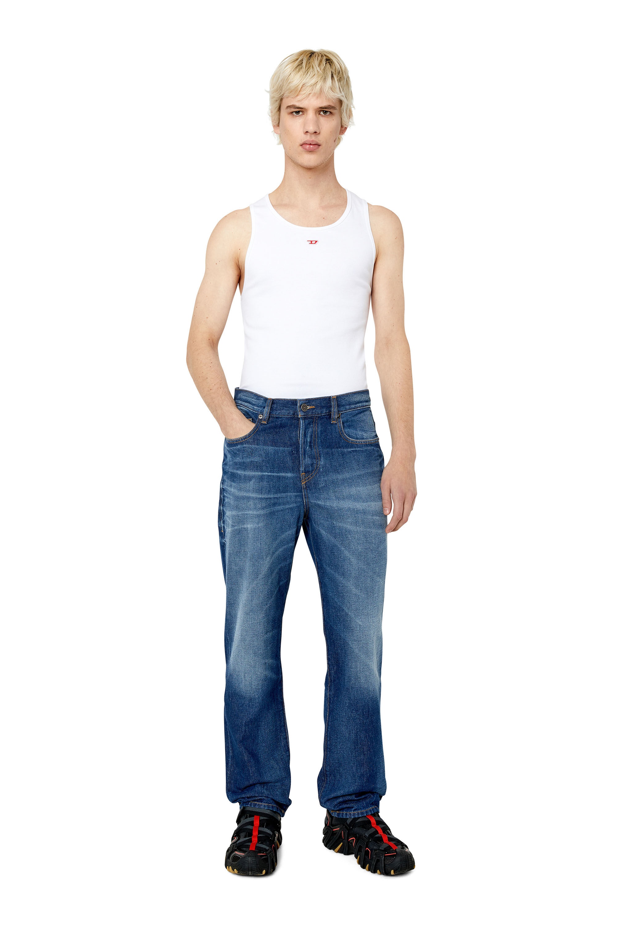 Diesel STRAIGHT JEANS 2020 D-VIKER E9B85 | REVERSIBLE