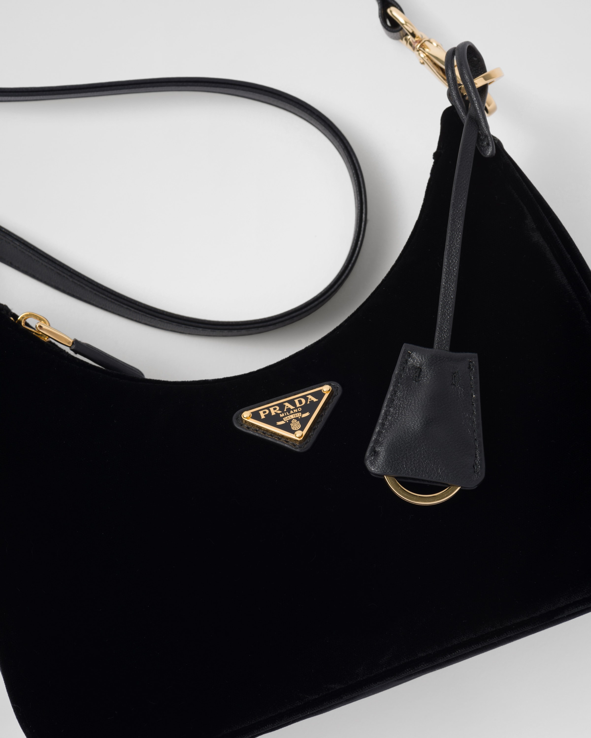 Prada Prada Re-Edition velvet mini-bag | REVERSIBLE