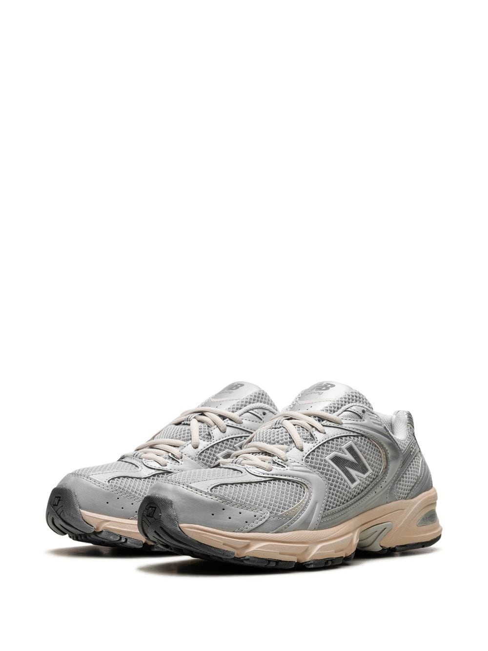New Balance 530 "Vintage Silver/Moonbeam" sneakers | REVERSIBLE