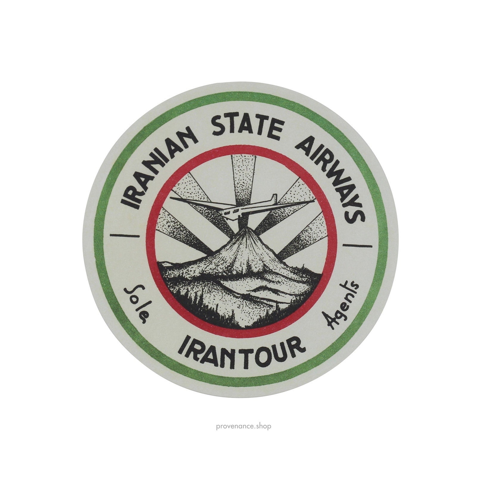 Louis Vuitton Louis Vuitton Airline Label Postcard Sticker- IRANIAN ...