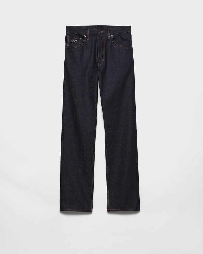 Prada Regular raw denim jeans | REVERSIBLE