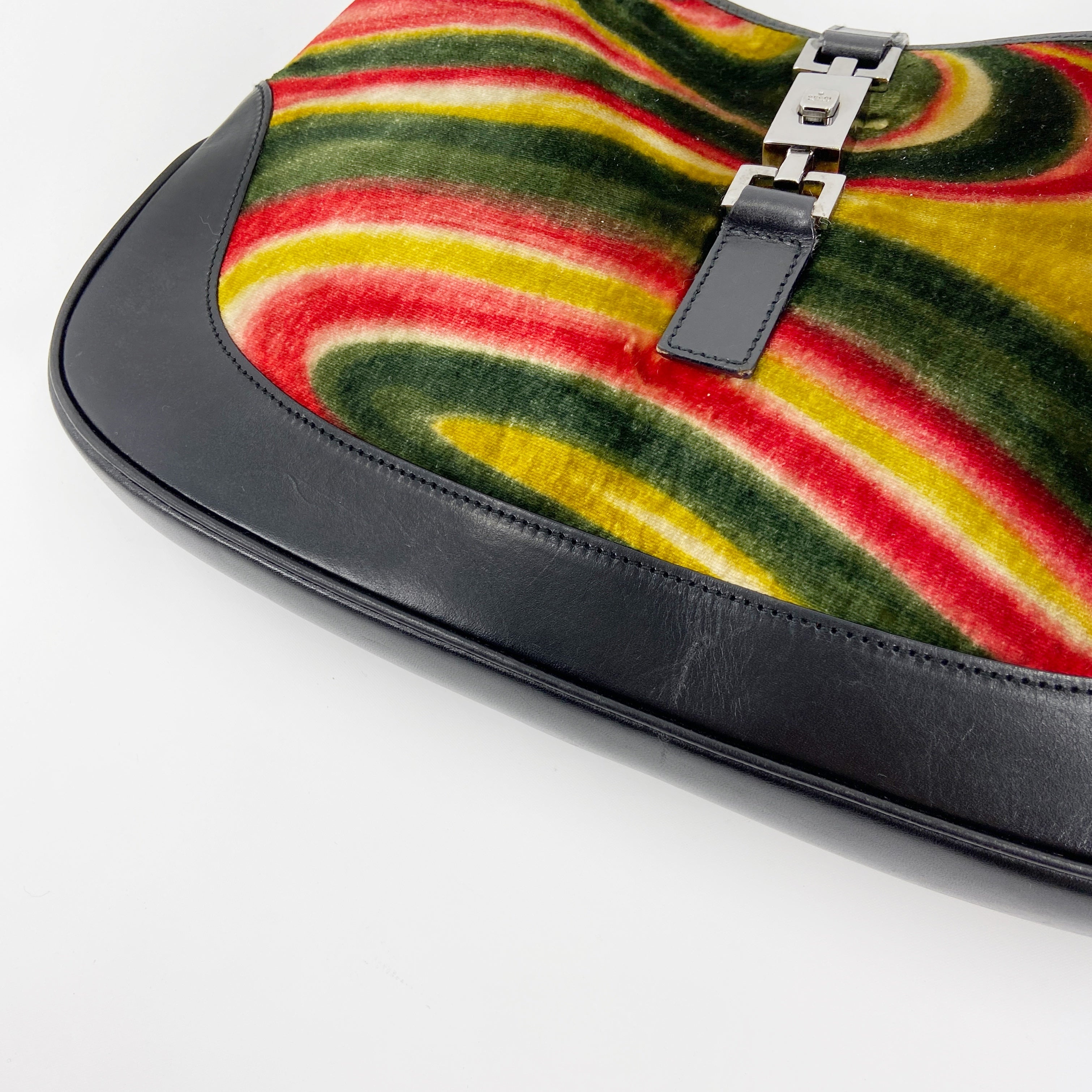 GUCCI Gucci Fall 1999 Iconic Tom Ford Psychedelic Print Velvet Jackie ...