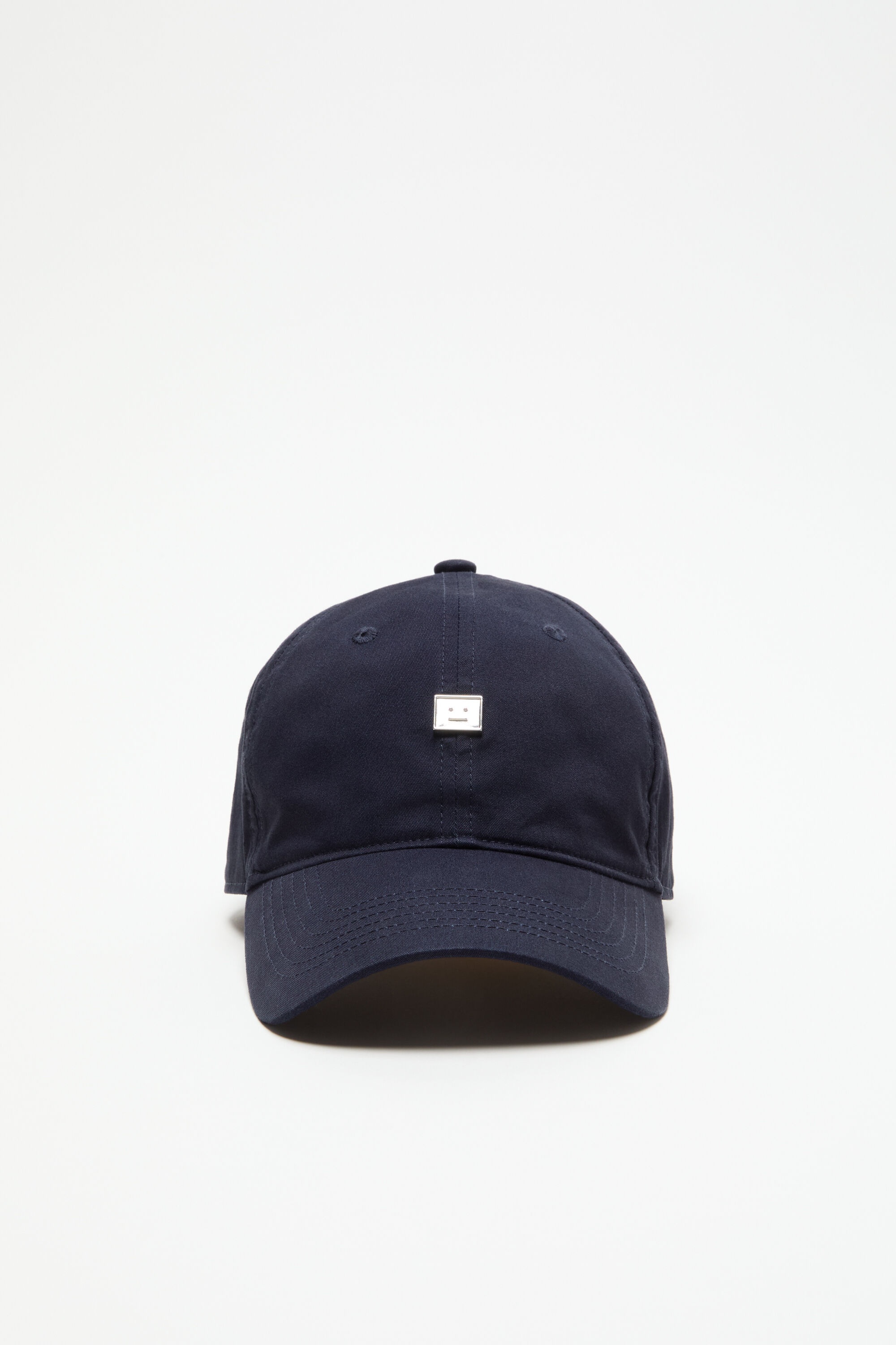 Acne Studios Stud Face logo cap - Navy blue | acnestudios | REVERSIBLE