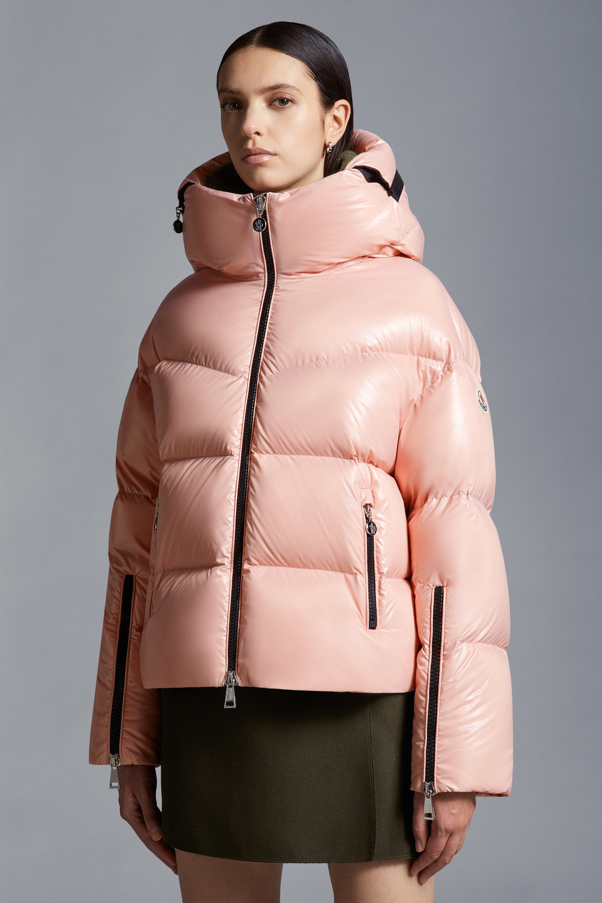 Moncler Huppe Short Down Jacket | REVERSIBLE