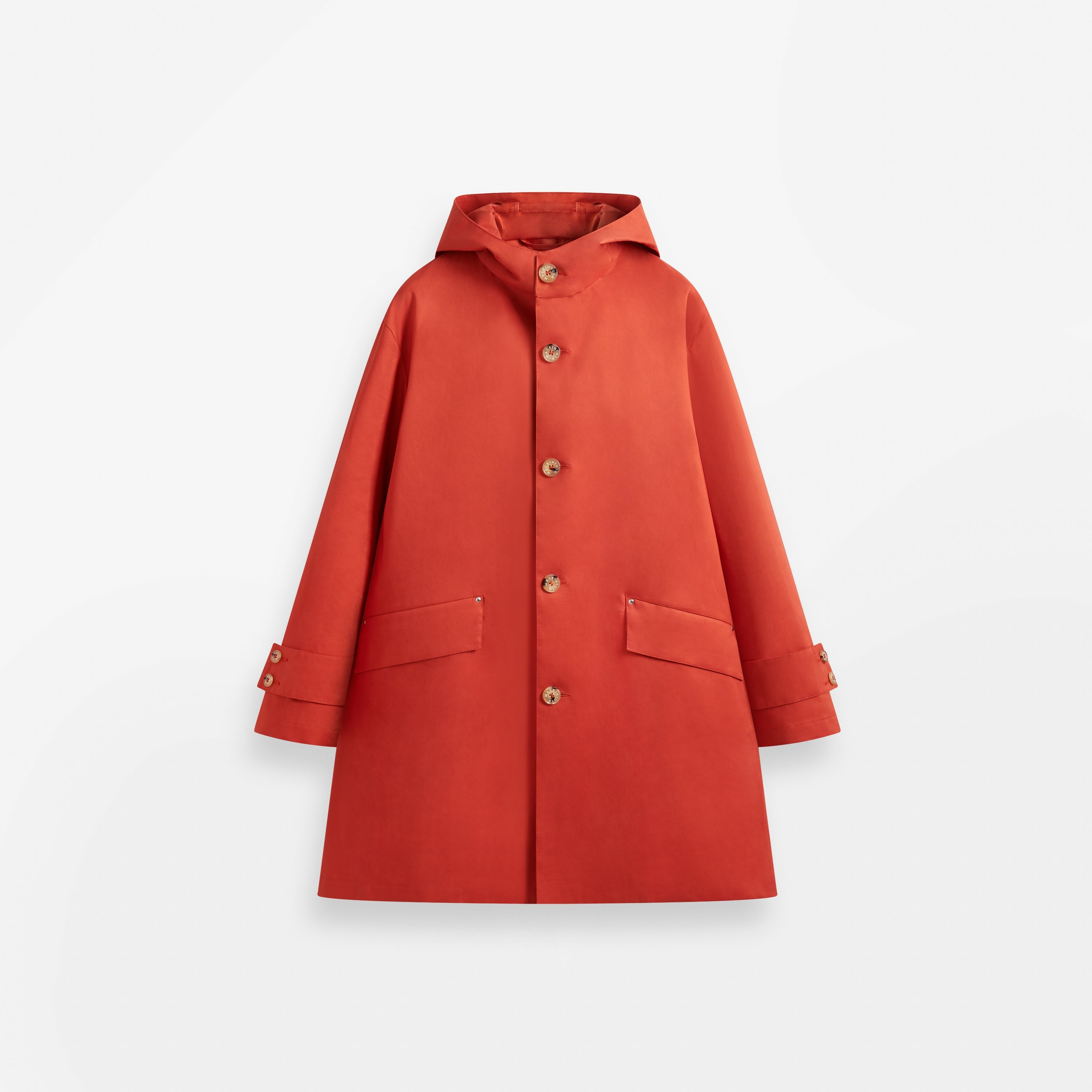 Mackintosh Humbie Raintec Mid Length Hooded Coat | REVERSIBLE