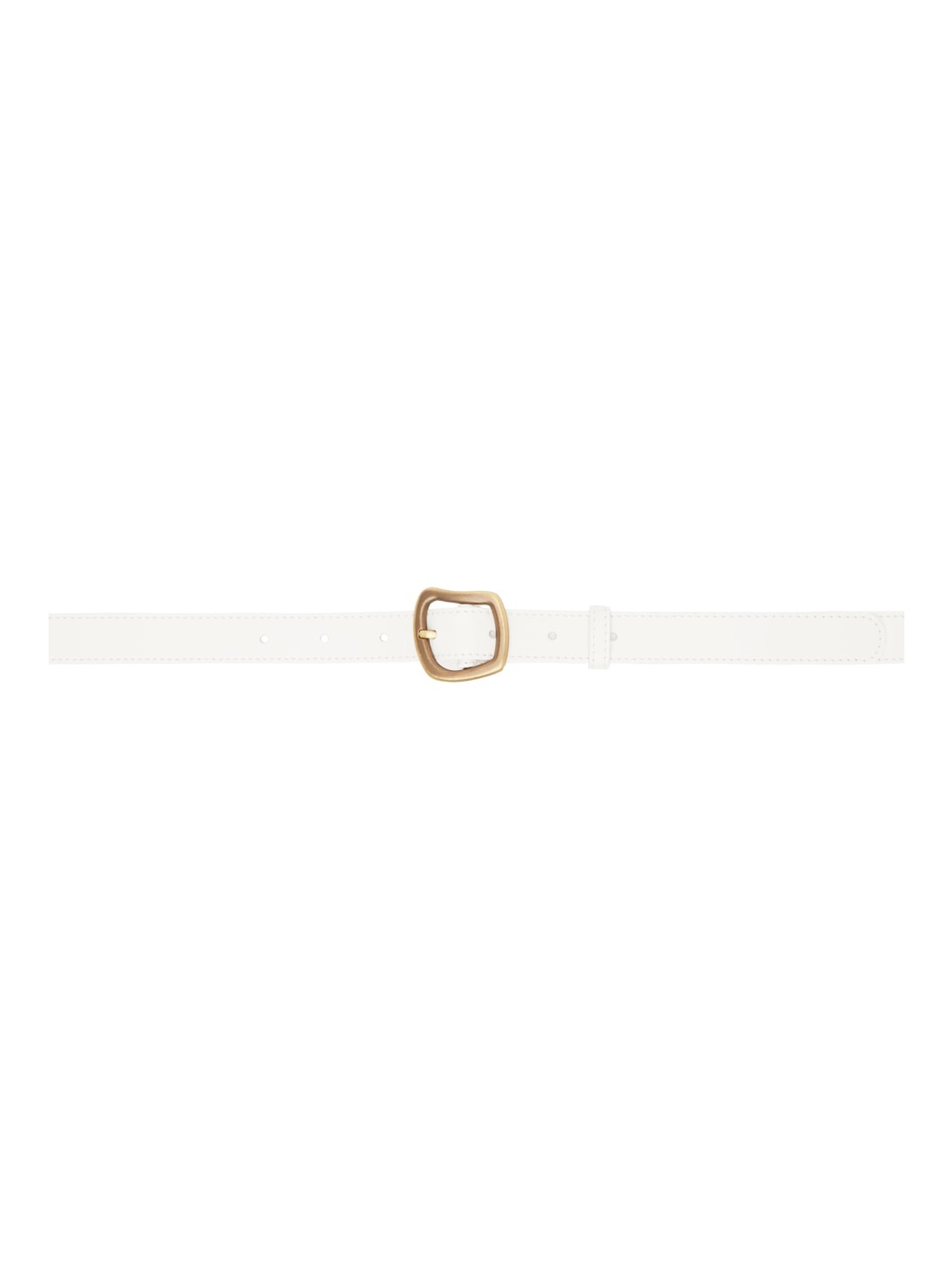 GABRIELA HEARST White Small Simone Belt | REVERSIBLE