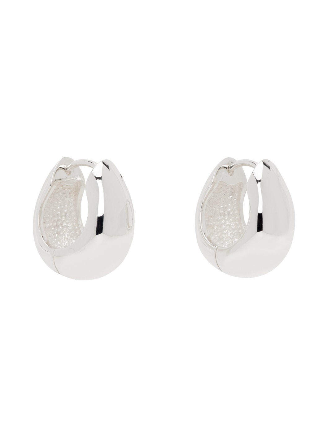 Sophie Buhai Silver Forever Hinged Hoop Earrings | REVERSIBLE