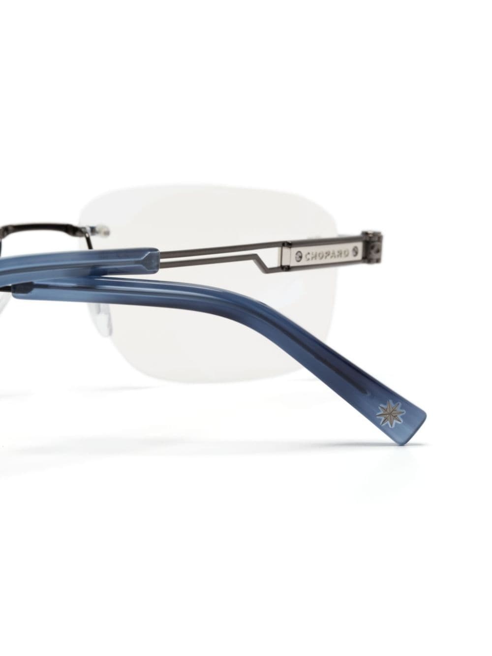 Chopard logo-engraved frameless glasses | REVERSIBLE