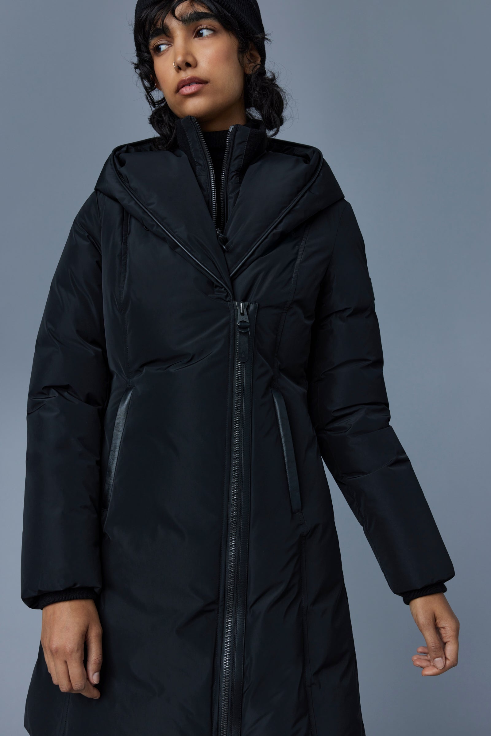 MACKAGE KAY Down coat with Signature Mackage Collar | REVERSIBLE
