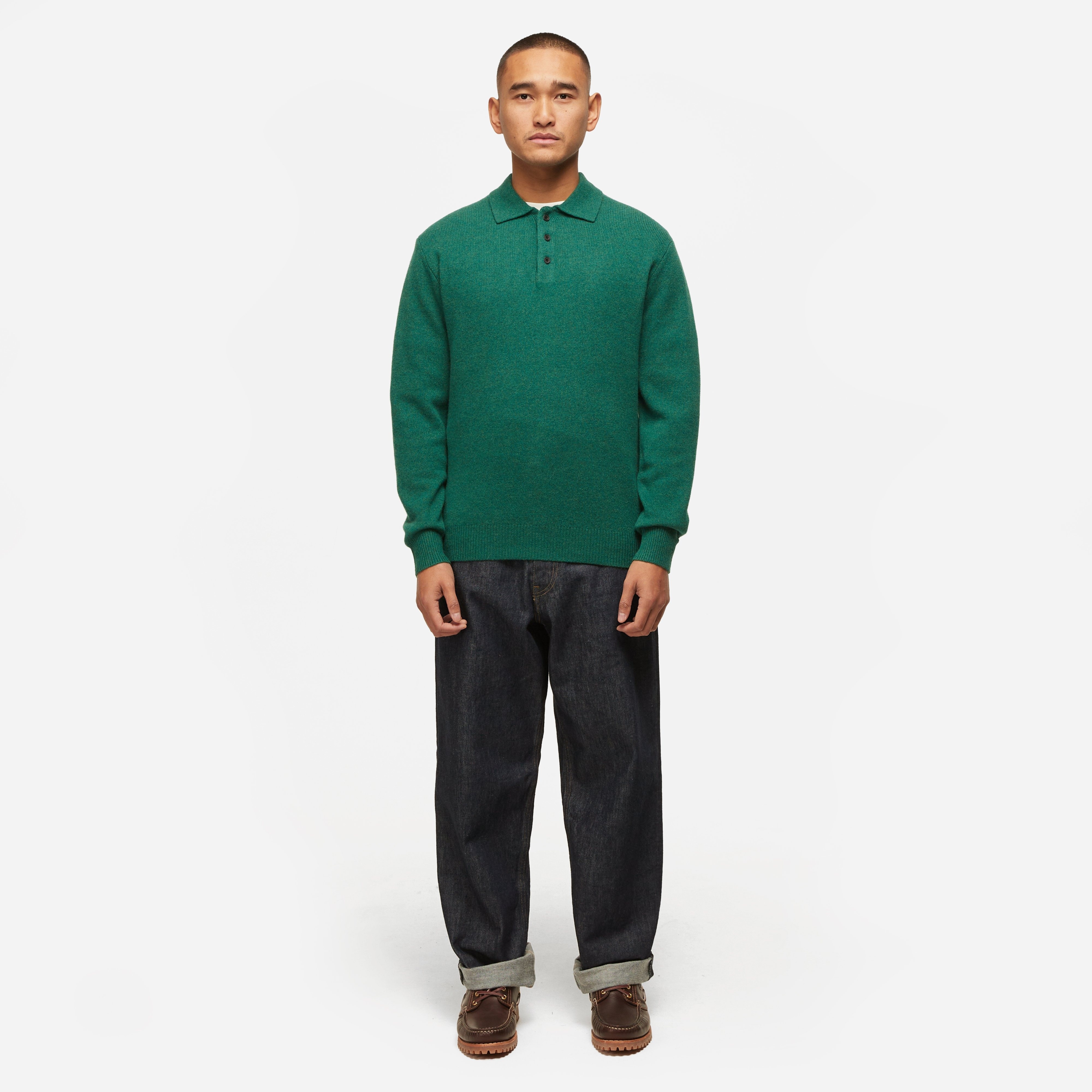 BEAMS PLUS Beams Plus KNIT POLO 9G BRIGHT | REVERSIBLE
