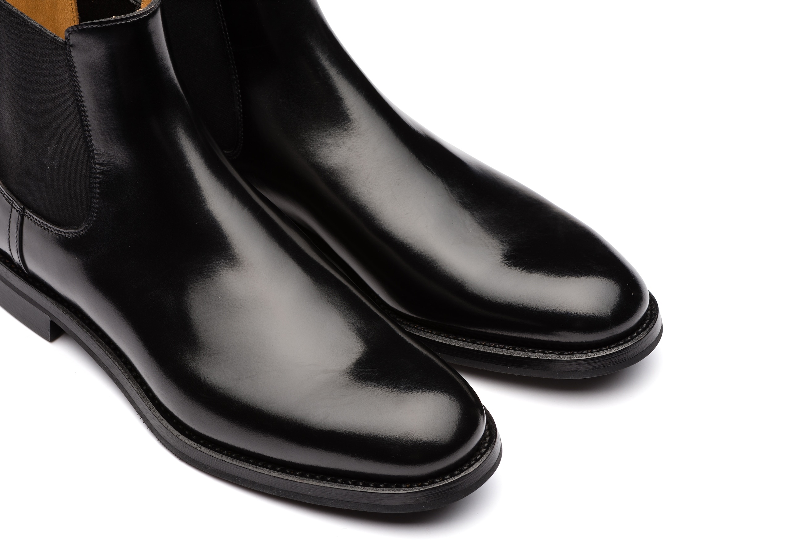 Church's Monmouth wg Polished Binder Chelsea Boot Black | REVERSIBLE