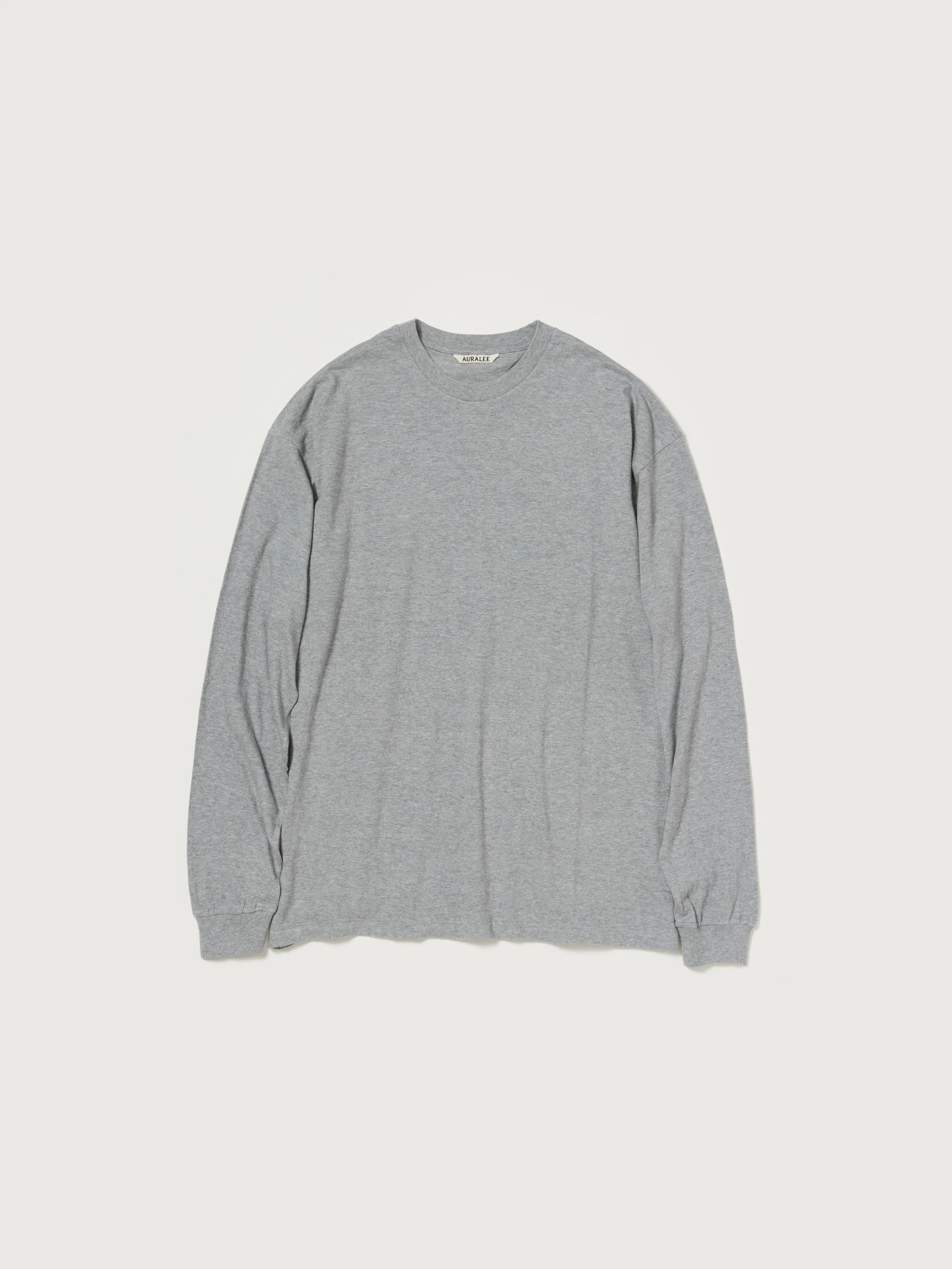 AURALEE SEAMLESS L/S TEE | REVERSIBLE