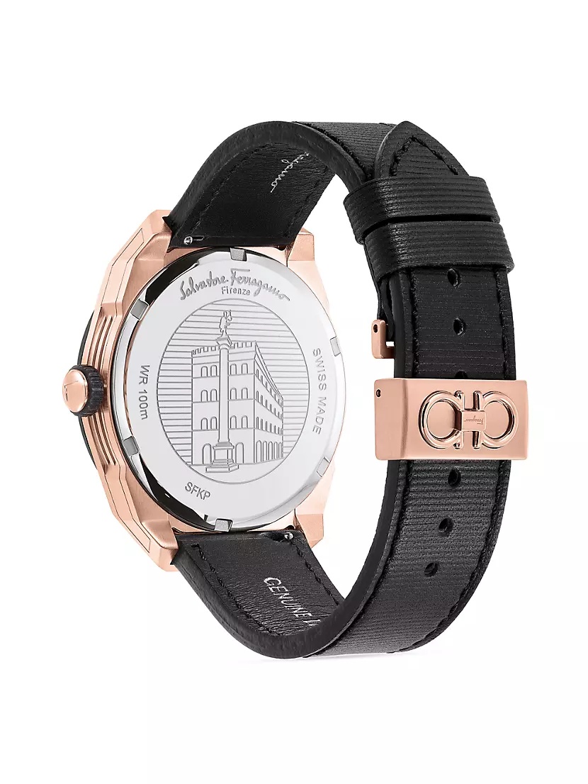 FERRAGAMO Ferragamo SLX GMT Watch | REVERSIBLE