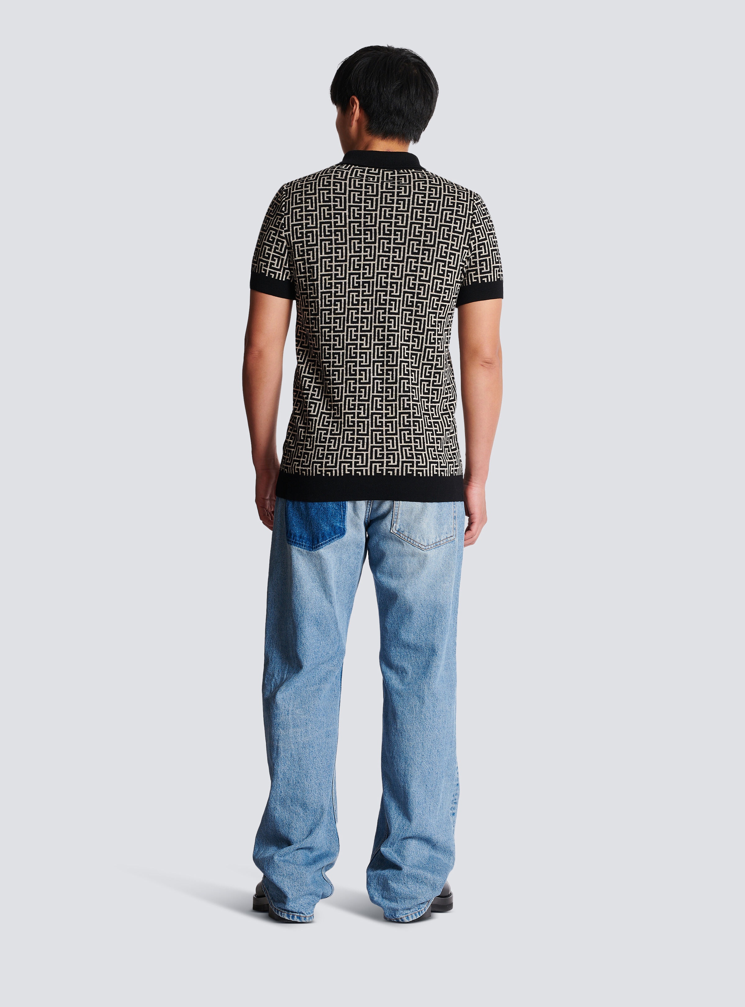 Balmain Monogrammed polo shirt | REVERSIBLE