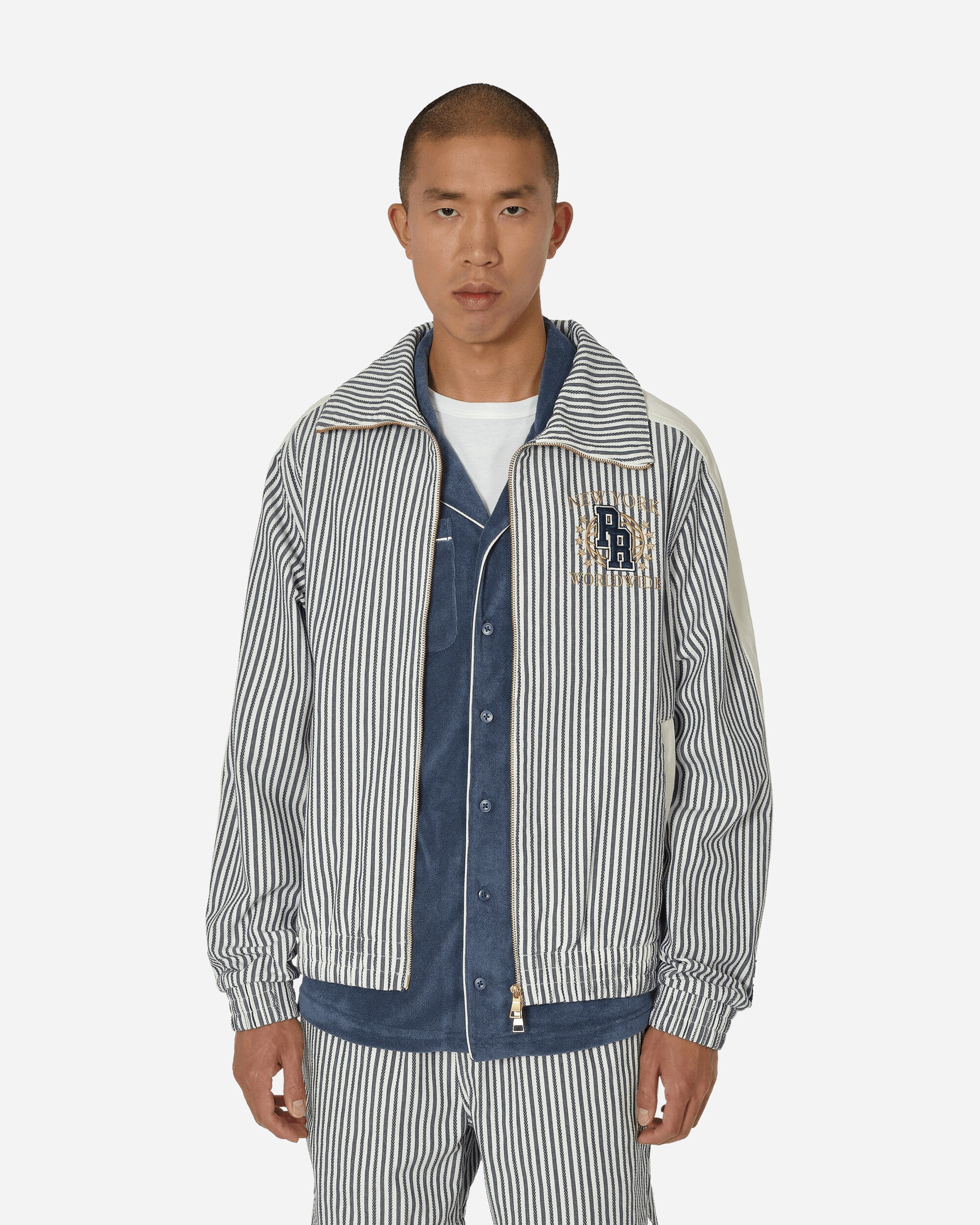 PUMA Rhuigi T7 Summer Jacket Inky Blue | slamjam | REVERSIBLE