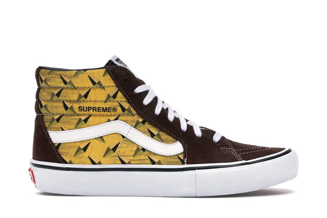 Vans Vans Sk8-Hi Supreme Diamond Plate Brown | REVERSIBLE