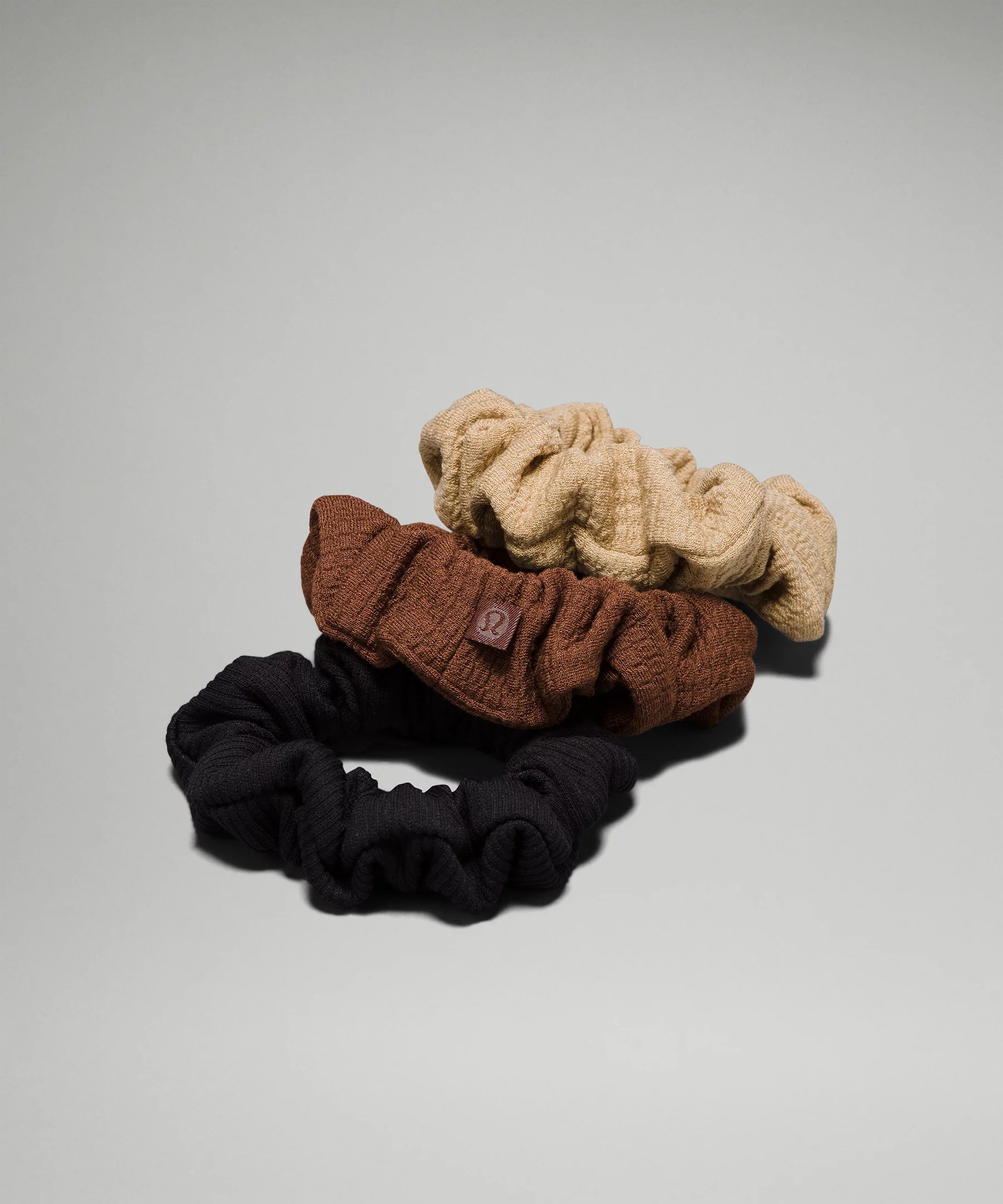 lululemon Uplifting Scrunchies Textured *3 Pack | REVERSIBLE