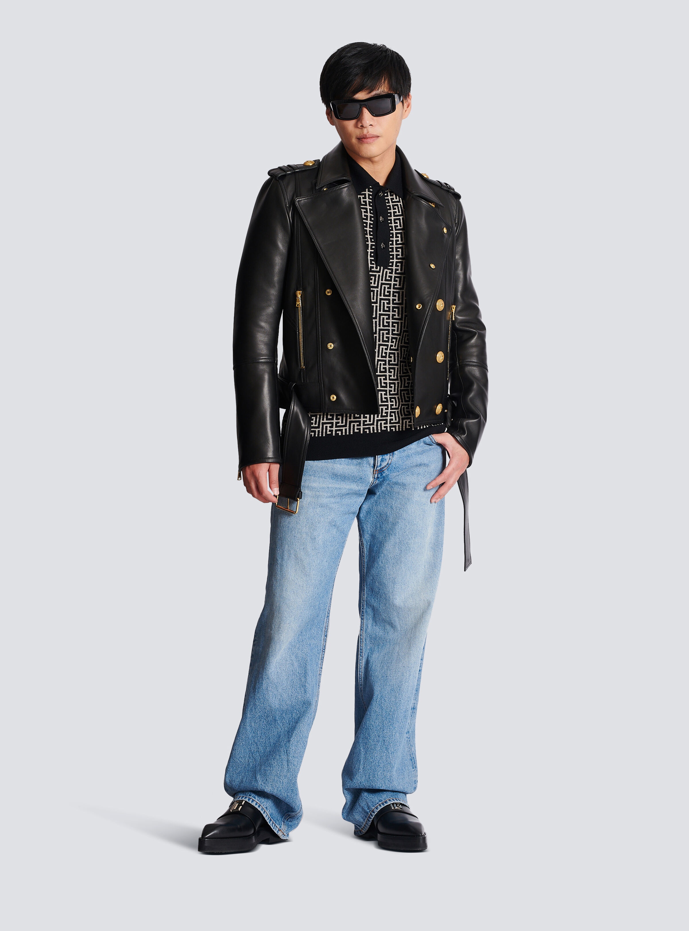 Balmain Monogrammed polo shirt | REVERSIBLE