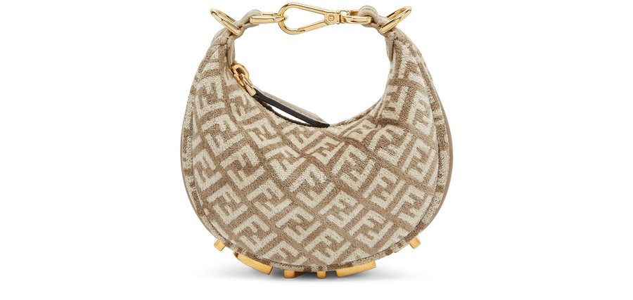 FENDI Nano Fendigraphy hobo bag | REVERSIBLE