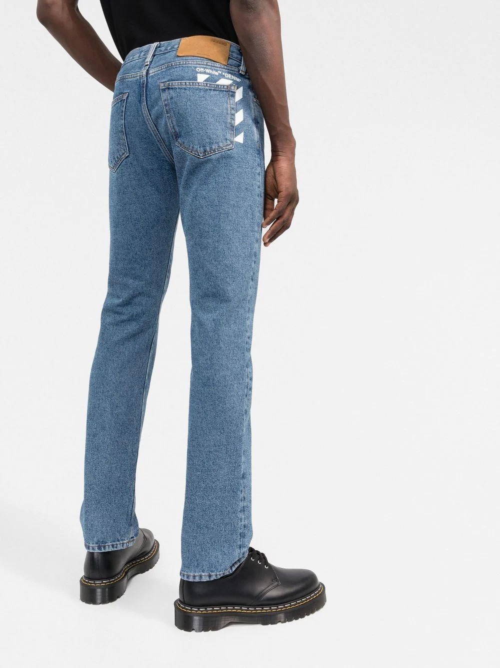 Off-White diagonal pocket slim-fit jeans | farfetch | REVERSIBLE Off-White diagonal pocket slim-fit jeans | farfetch | REVERSIBLE