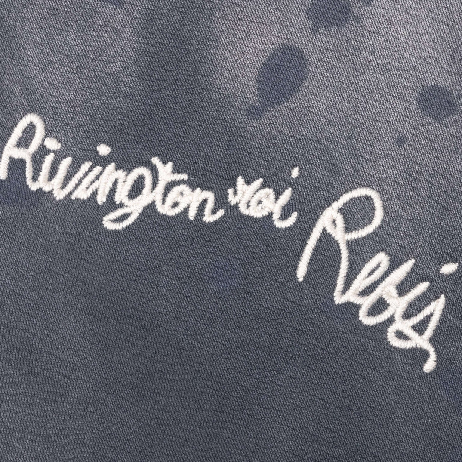 RIVINGTON roi Rebis GYM BAG CVA HOODIE - WASHED BLACK | REVERSIBLE