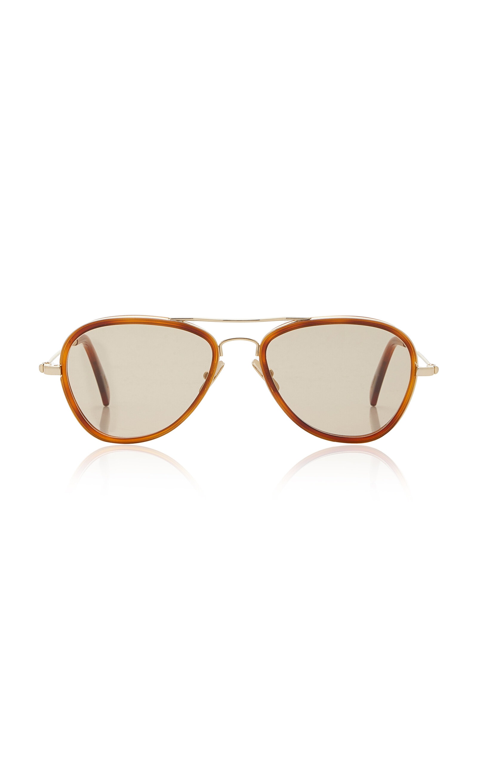 Totême The Aviators Acetate Sunglasses brown | modaoperandi | REVERSIBLE