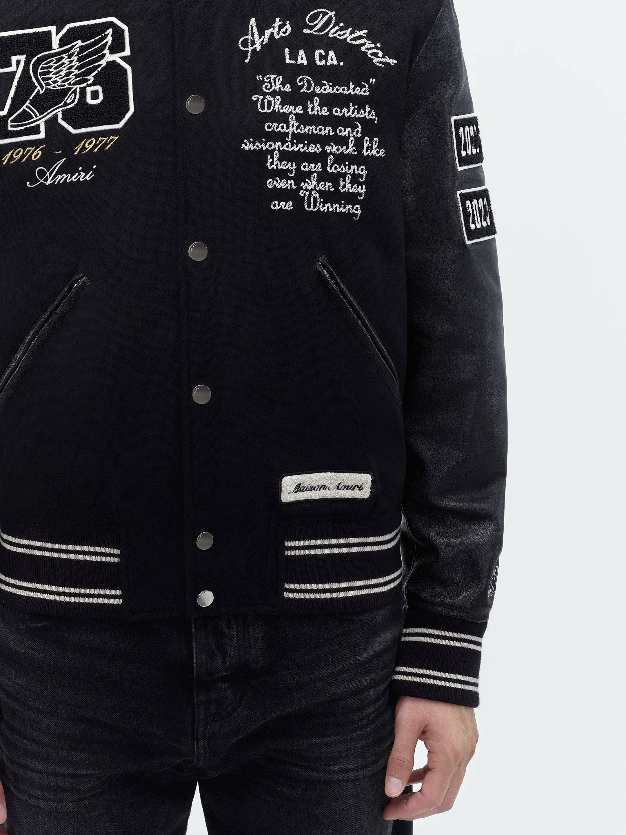 AMIRI OVERSIZED EAGLE VARSITY JACKET | REVERSIBLE