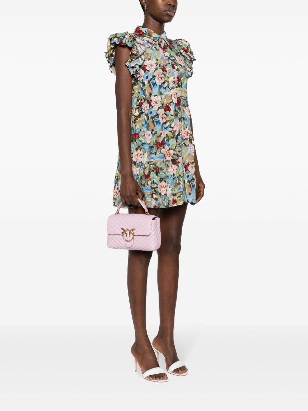 PINKO mini Lady Love Puff tote bag | REVERSIBLE