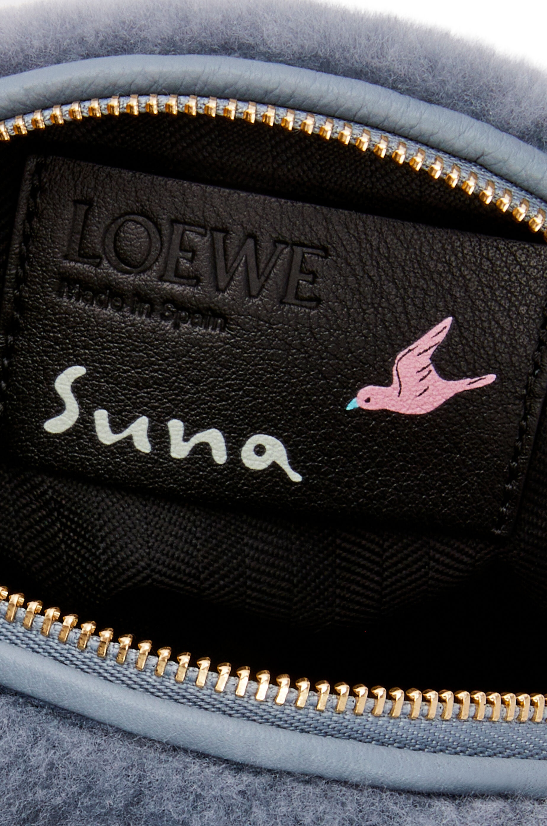 Loewe Lemur bag in shearling | REVERSIBLE