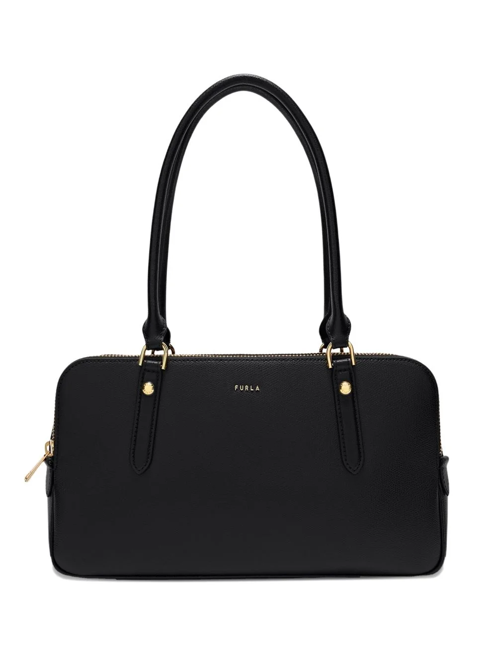 FURLA medium Boston zip leather tote bag | REVERSIBLE
