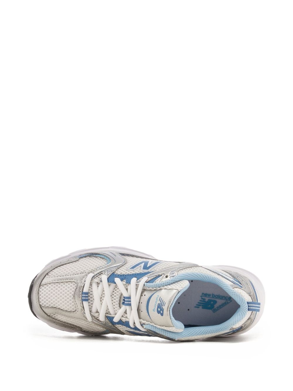 New Balance 530 "Silver Metallic/Heron Blue" sneakers | REVERSIBLE