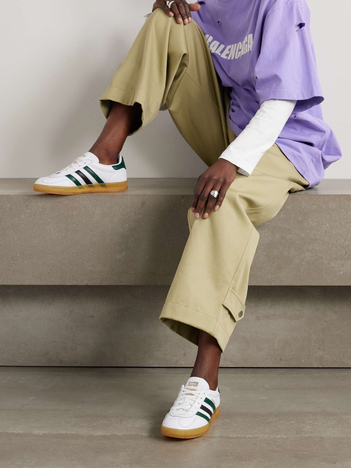 adidas Originals Gazelle Indoor leather sneakers | REVERSIBLE