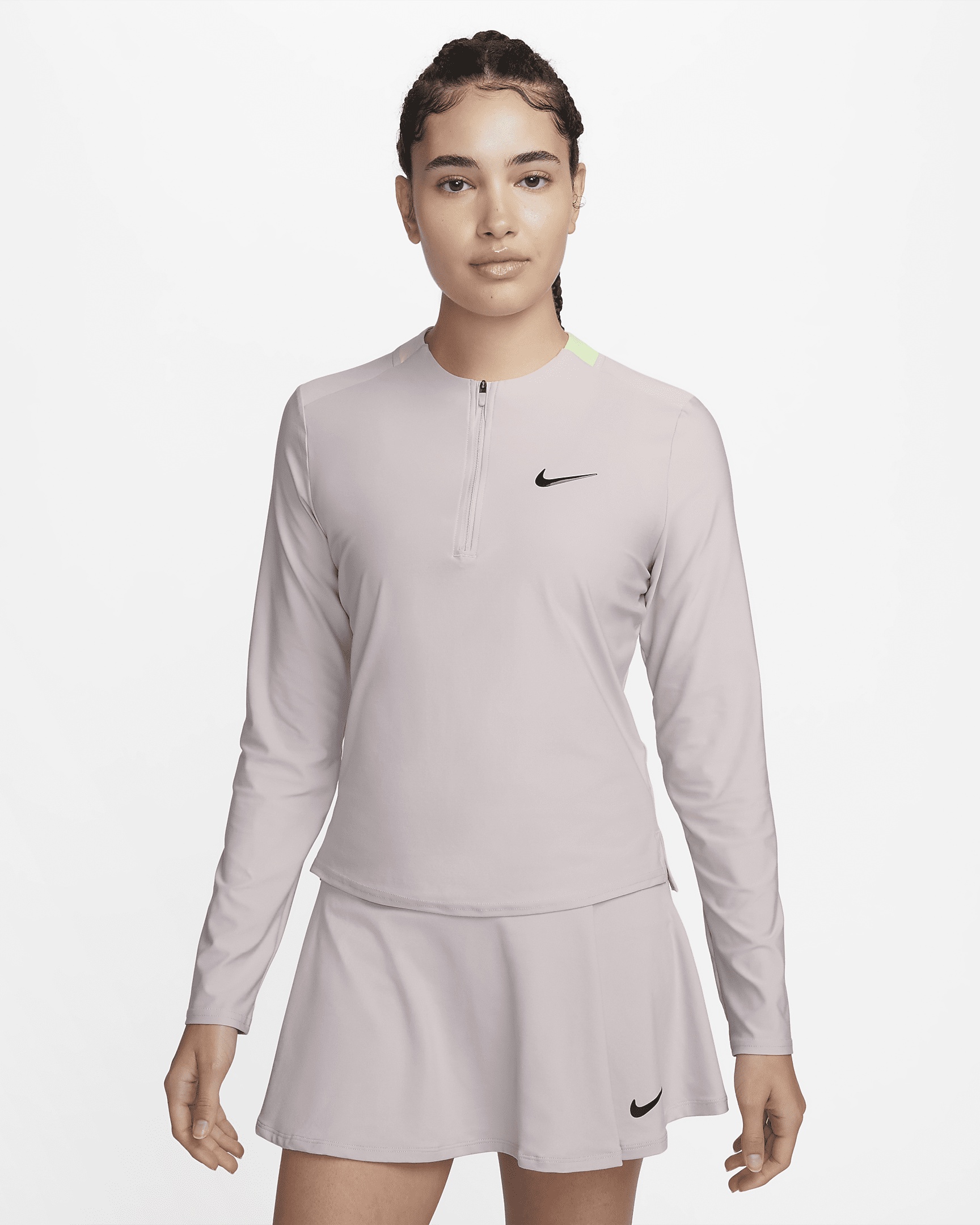 Nike NikeCourt Advantage Women's Dri-FIT 1/4-Zip Tennis Mid Layer ...