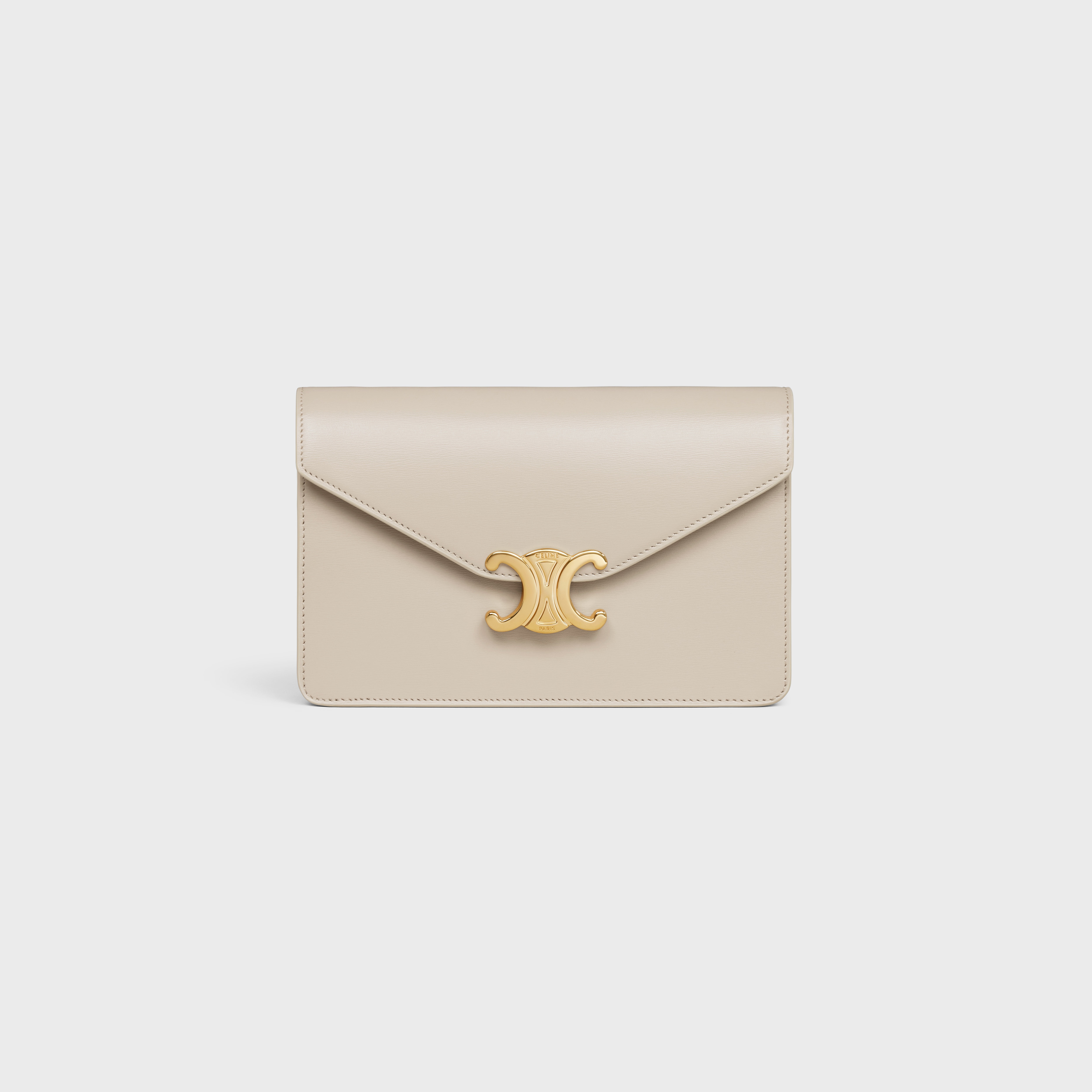 CELINE WALLET ON CHAIN MARGO in Shiny calfskin | REVERSIBLE